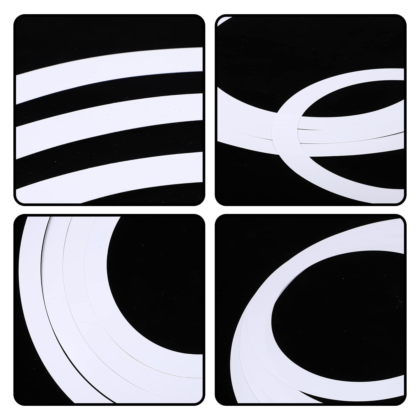 Snapklik.com : Drum Mute Rings 8 Pieces Snare Drum Dampeners 16 Inch ...
