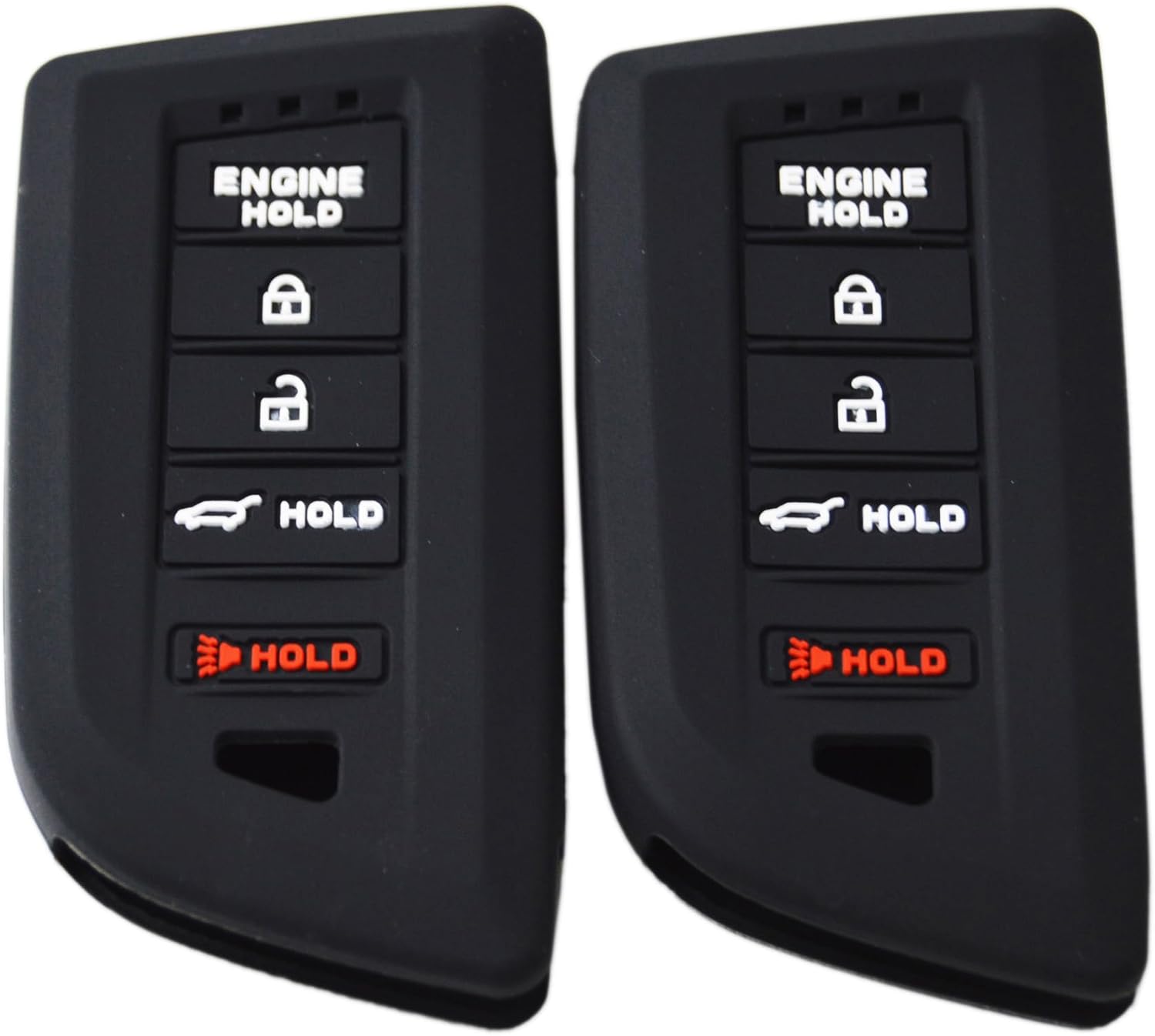 Amazon.com: Silicone Rubber Keyless Remote Smart Key Fob Case Cover ...