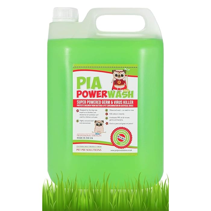 Buy PIA Power Wash 5ltr Bottle, Artificial Grass Cleaner for your ...