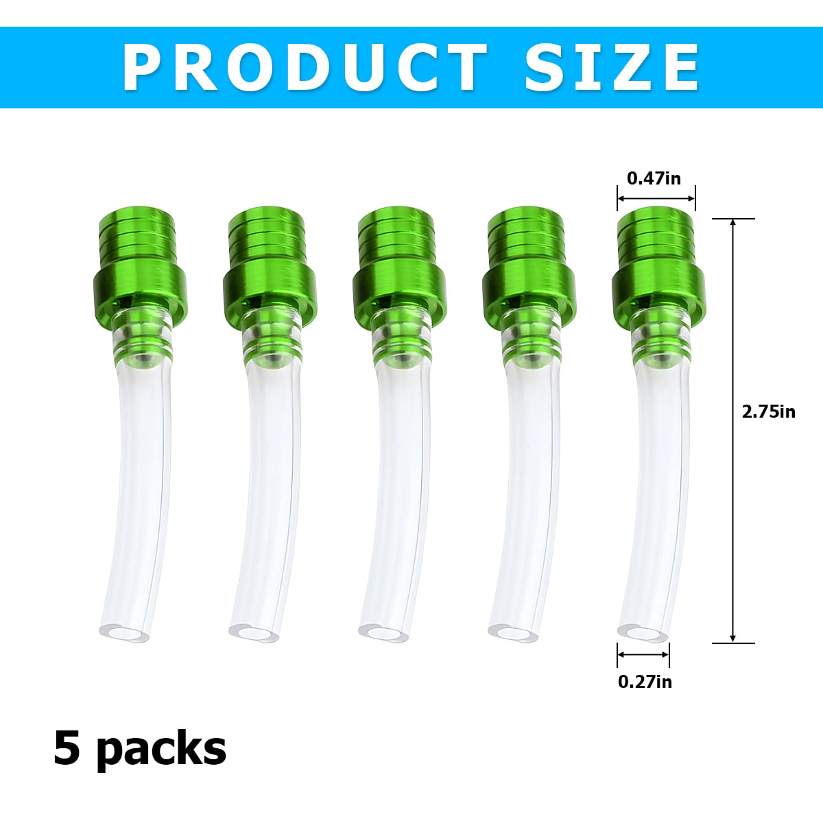 Snapklik.com : 5PCS Motorcycle Gas Fuel Tank Cap Vent, Breathing Tube ...