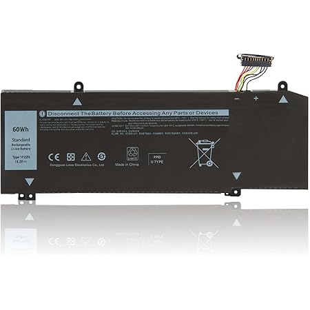 Amazon.com: 1F22N 0HYWXJ HYWXJ 0JJPFK JJPFK Laptop Battery Replacement ...