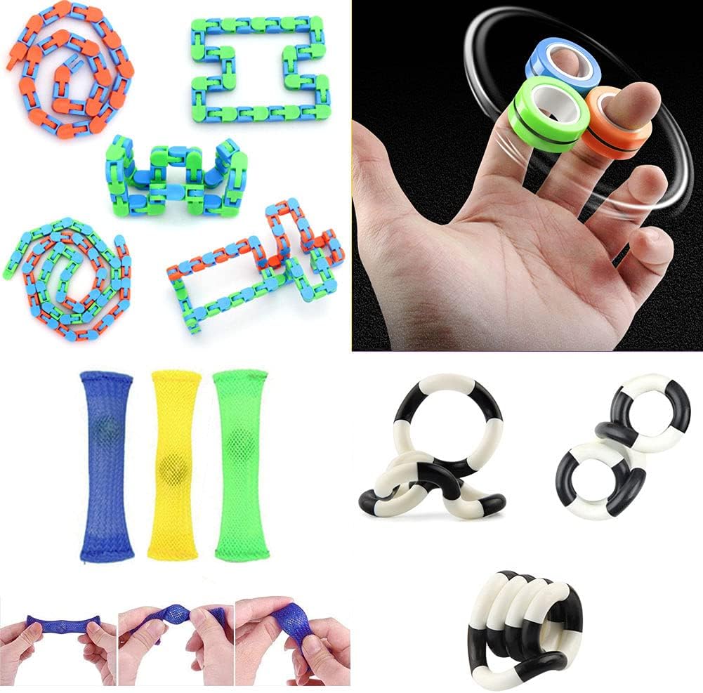23GUANYI Tik Tok Fidget Toy Set 10 Types, Cheap Sensory Toys, Hand Toys ...