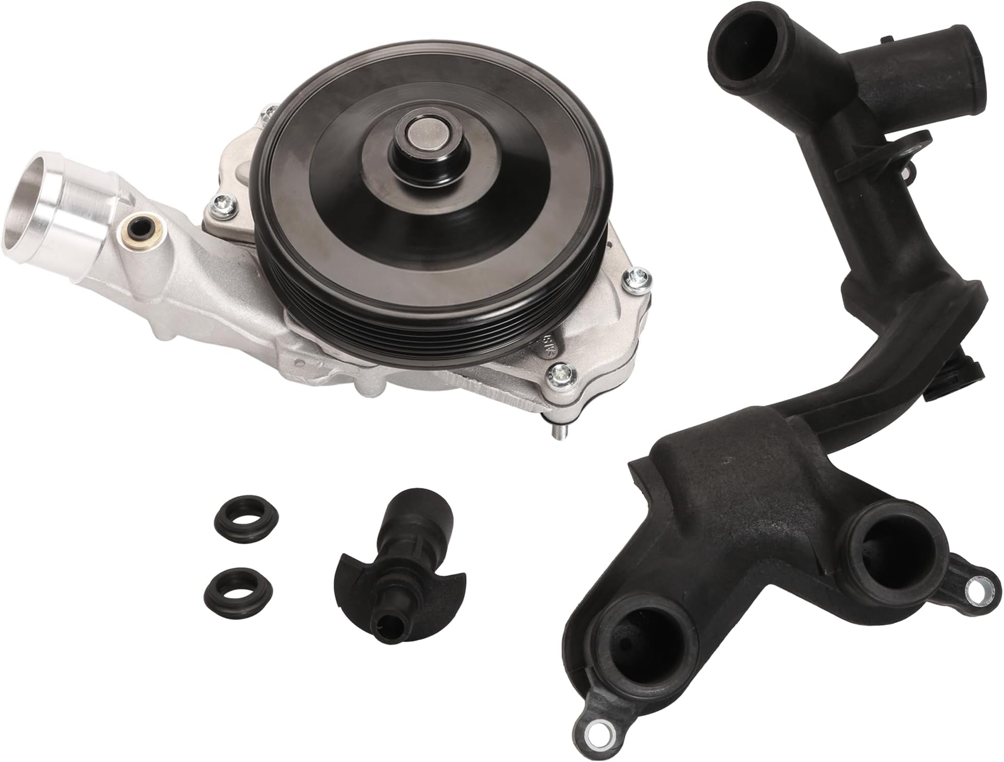 Amazon.com: Water Pump + Engine Oil Cooler Inlet Connector + Water Pump ...