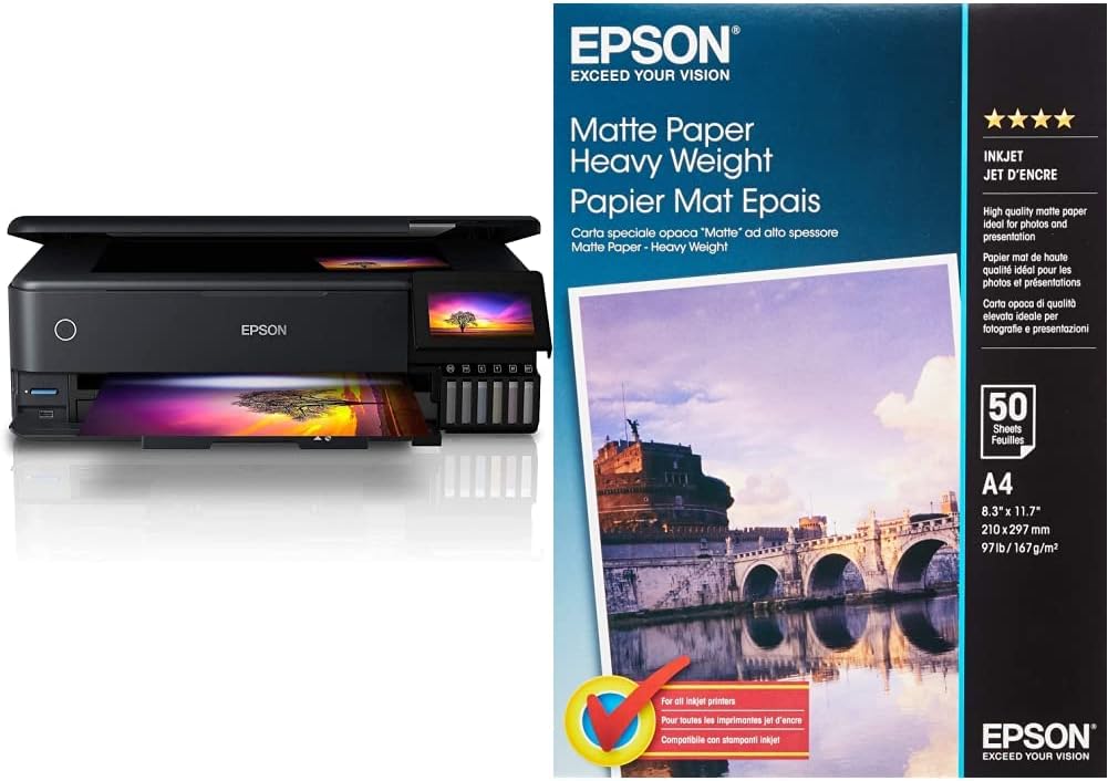 Epson EcoTank ET-8550 A3 Print/Scan/Copy Wi-Fi Photo Ink Tank Printer ...