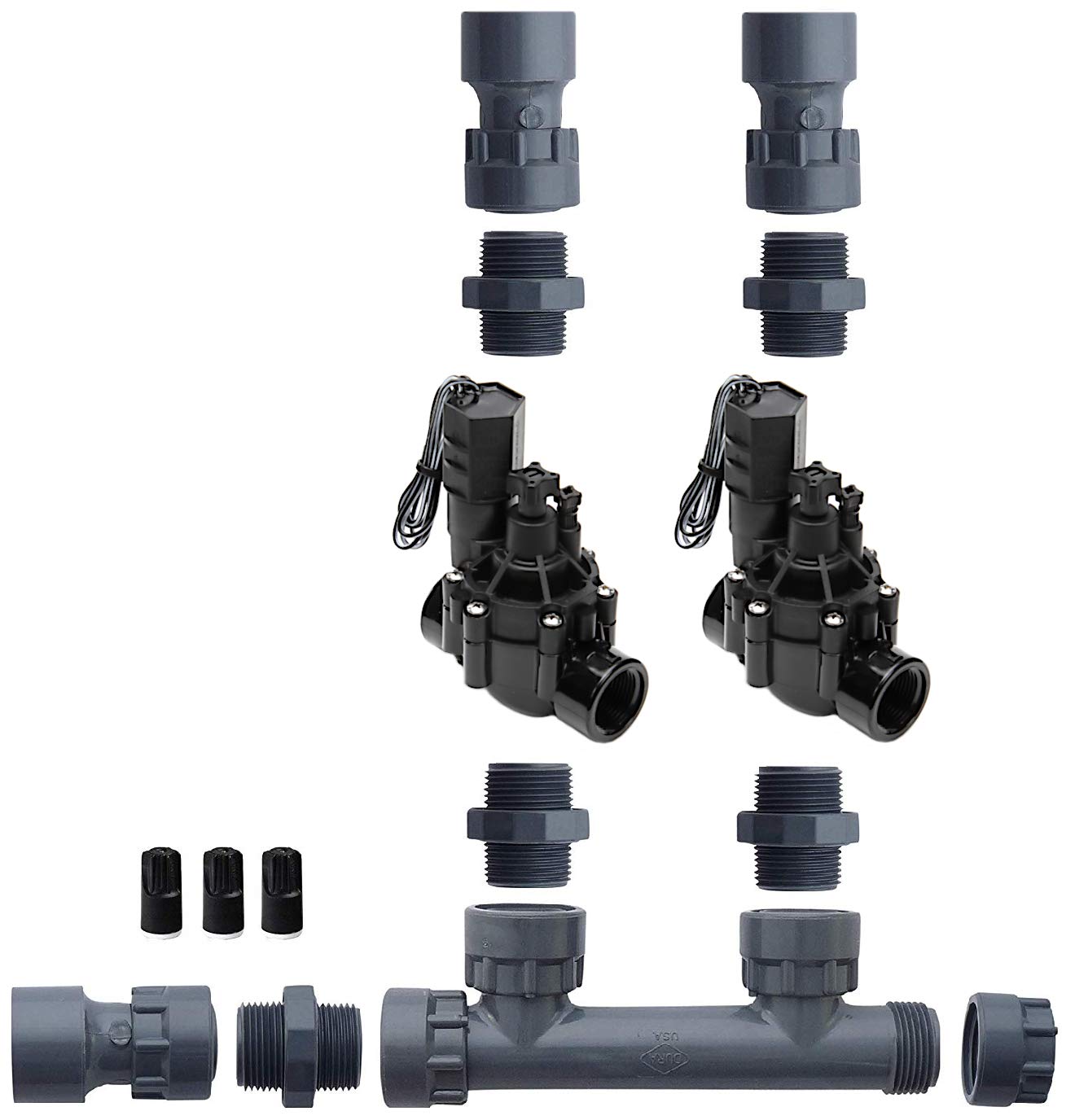 Snapklik.com : Rain Bird 100DVF Dura Manifold Valve Kit