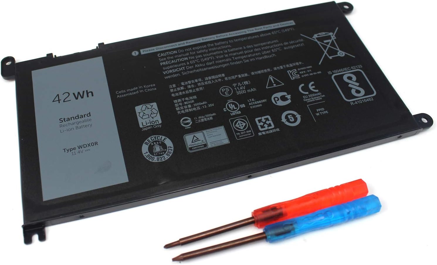Amazon.com: WDXOR Battery for Dell Inspiron 15 5000 7000 Series 15 7579 ...