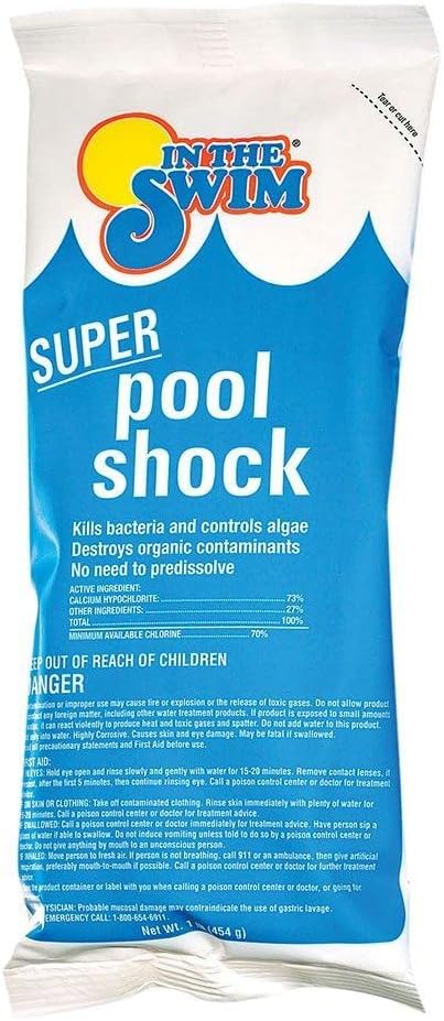 Amazon.com : In The Swim Super Pool Shock 6 x 1 Pound Bags : Swimming ...