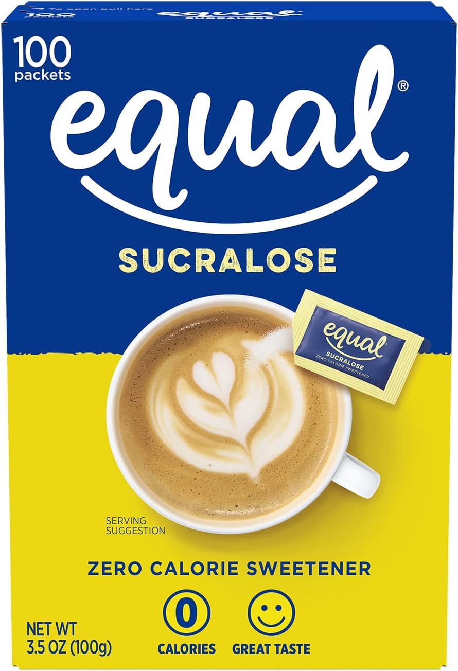 Amazon.com: EQUAL Yellow Zero Calorie Sweetener, Sucralose Sugar ...