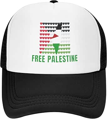 Free Palestine Hat I Stand with Palestine Mesh Hat Save Palestine ...