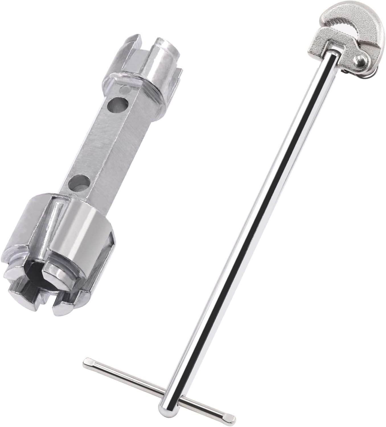 Wokape 2Pcs Al Alloy Dual Ended Tub Drain Remover Wrench and ...