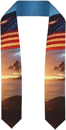 Amazon.com: Tnnutp Native Hawaiian Flag Gradseason Unisex Adult Plain ...