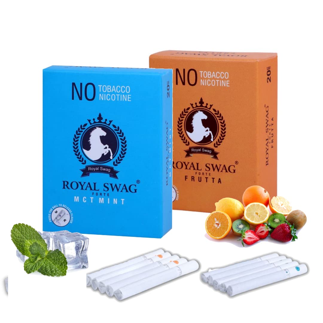 ROYAL SWAG Herbal Cigarettes Mint, Frutta Clove Flavoured(40 Sticks ...
