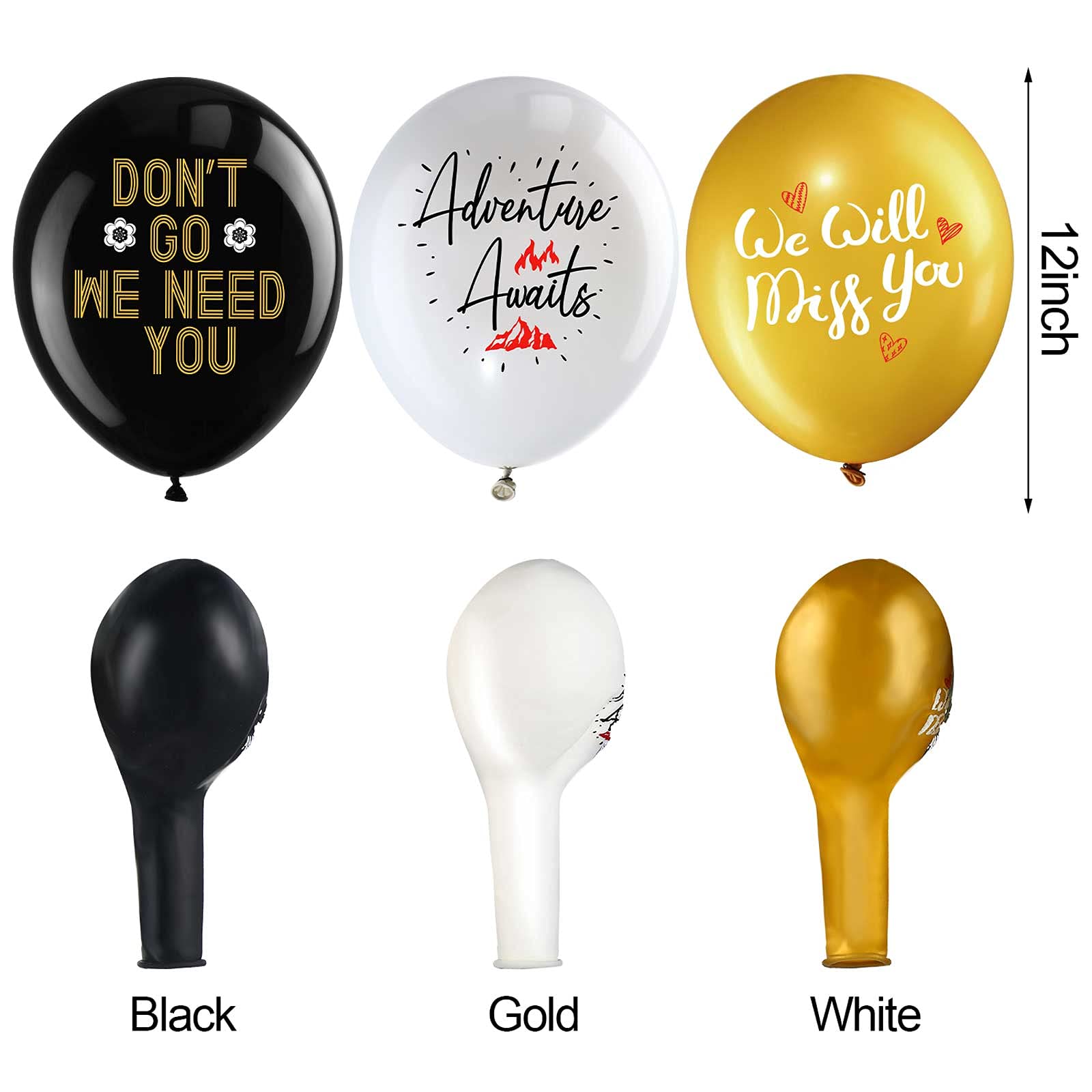 50 Pieces Coworker Going Away Party Balloons Decorations We Will Miss ...