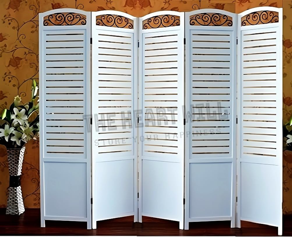 THEHEARTWILL® Wooden partition for Living Room, Room Partitions and ...