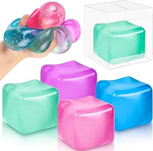 Amazon.com: 4 Pack Stress Cube Squishy Stress Balls for Adults Kids ...