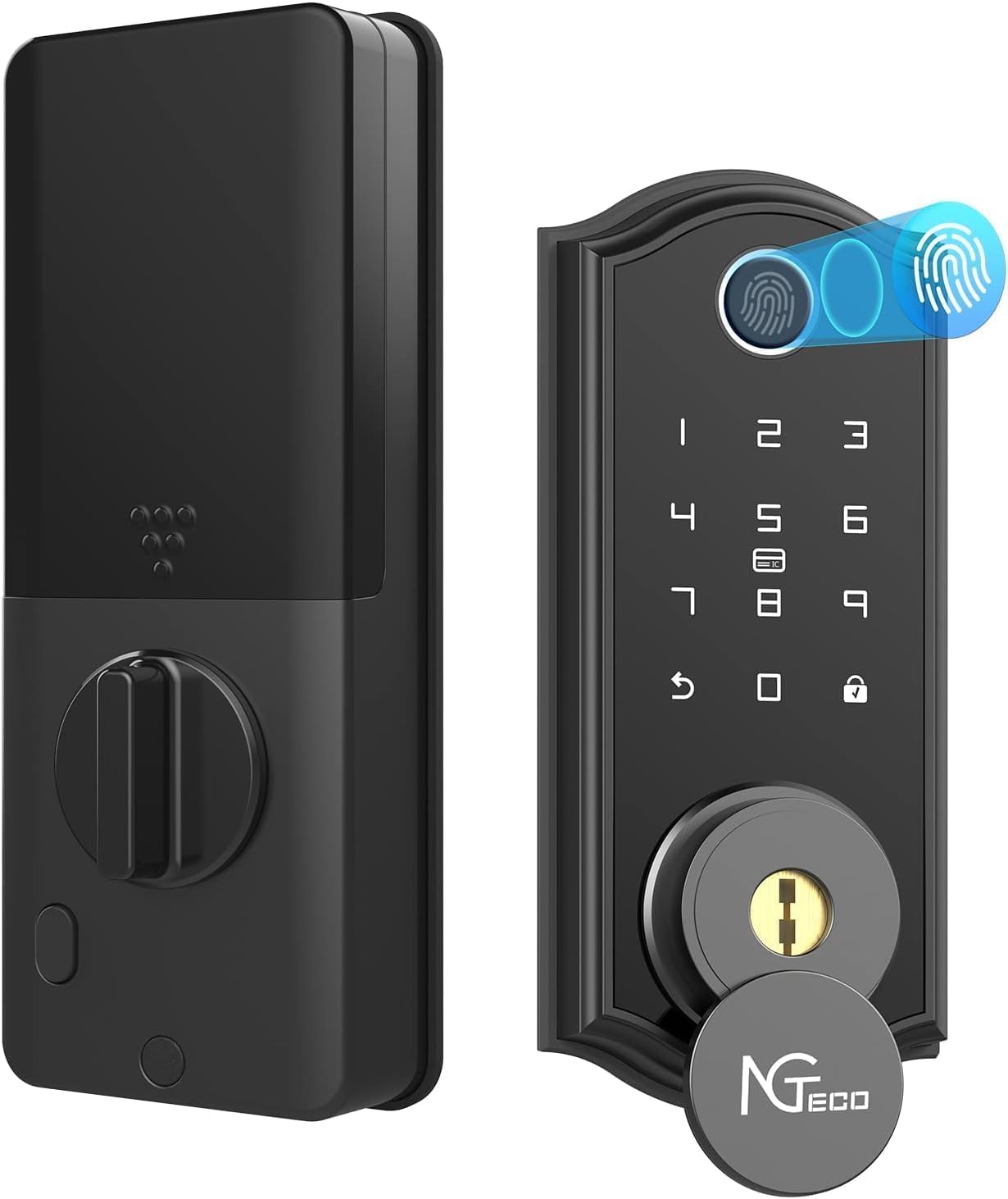 Keyless Entry Door Lock & Smart WiFi Lock with Reversible Handle ...