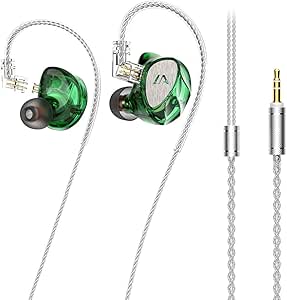 Amazon.com: GangYi Wired earplugs, in-Ear Wired earplugs, 10mm Dual ...