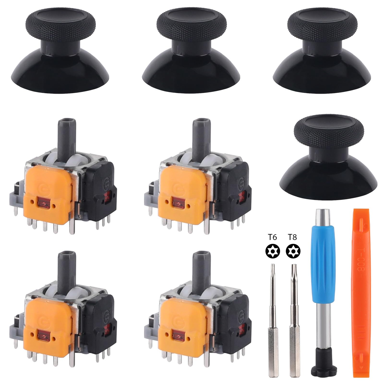 Amazon.com: TOMSIN Joysticks Replacement for Xbox One/S and Series X/S ...