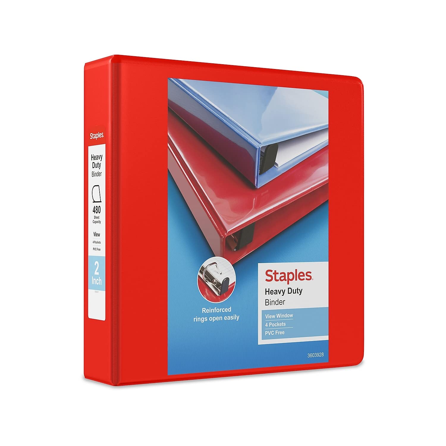 2 View Binders For Sale Aazon.co : Staples 976038 Heavy-Duty 2-Inch D 3 ...