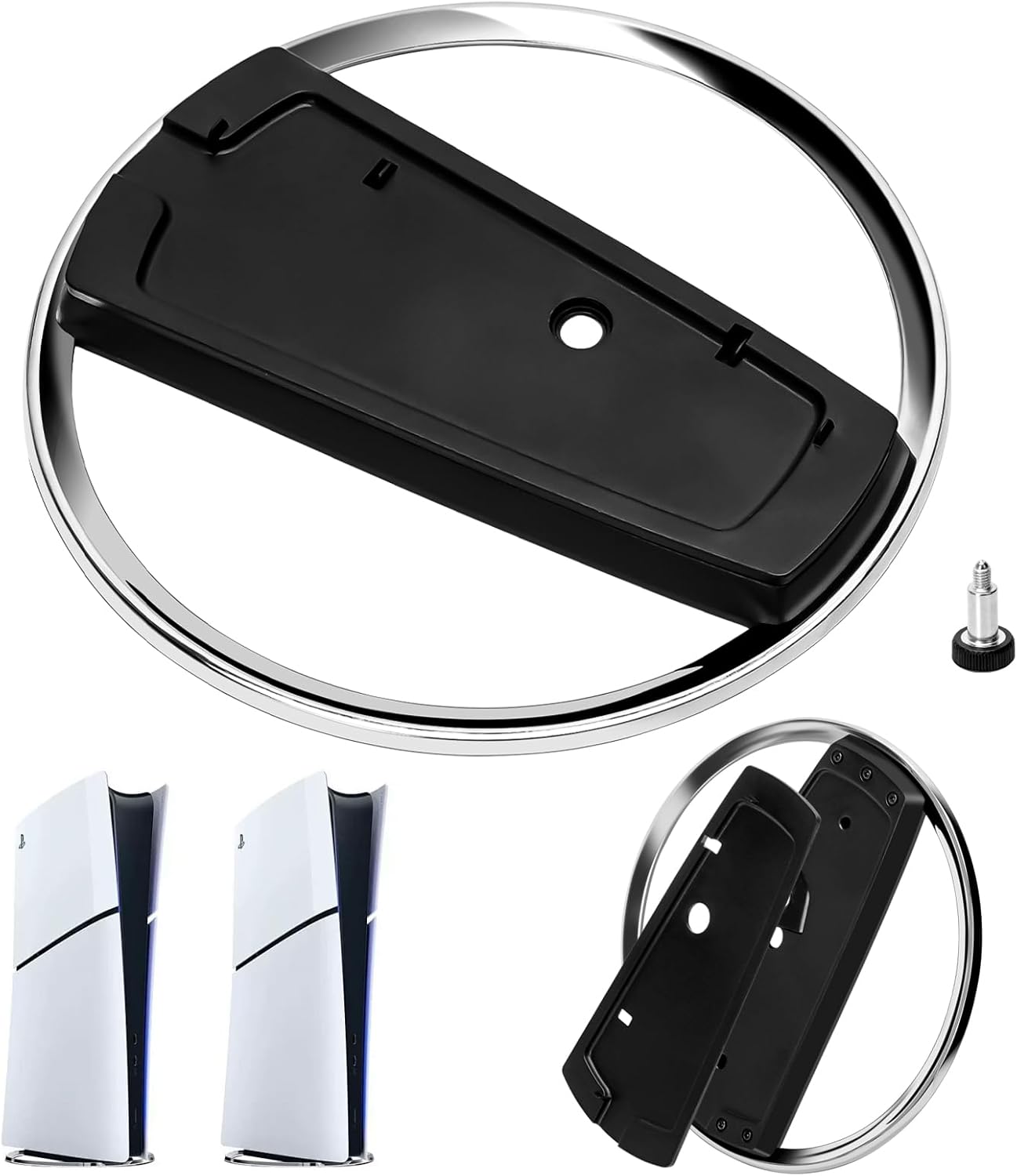 Amazon.com: LURICO Vertical Stand for PS5/PS5 Slim Console, PS5 Slim ...