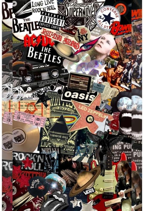 POSTER WALLAH All Music Band in One Vintage Rock Band Collection Poster ...