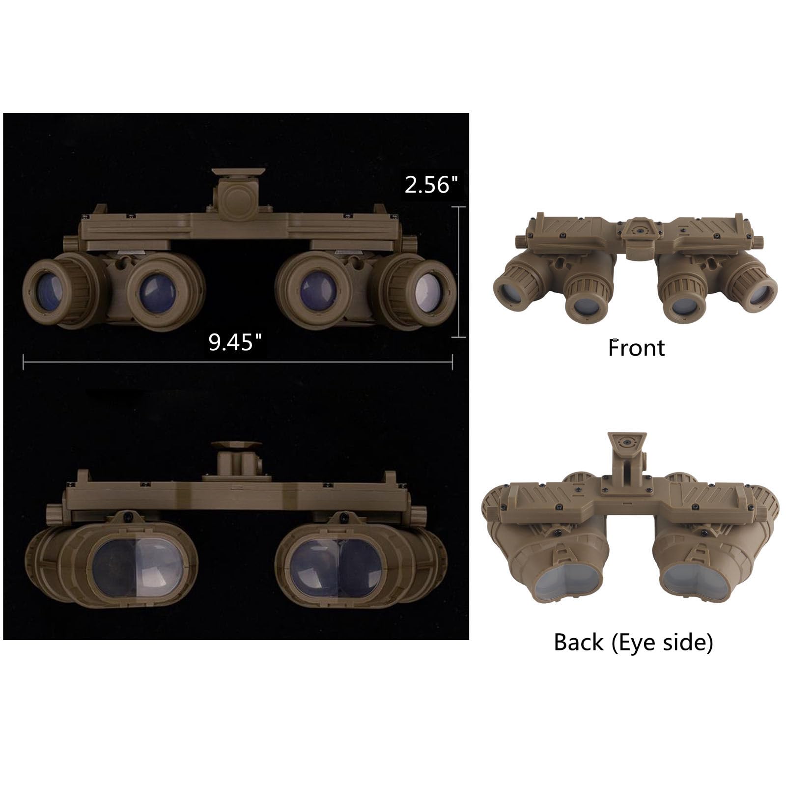Snapklik.com : Airsoft Tactical GPNVG 18 Night Vision Goggles Dummy ...