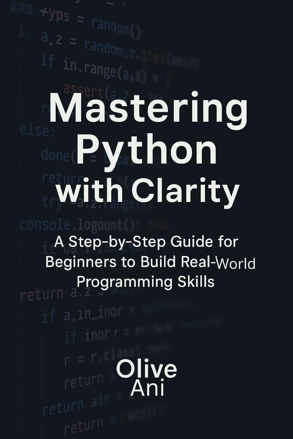 Mastering python with clarity: A step-by-step guide for beginners to ...
