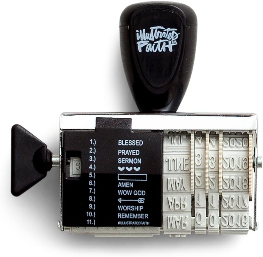 Colop S120/WD Dial-A-Phrase-Dater Stamp Self-Inking 12 Phrases Imprint ...