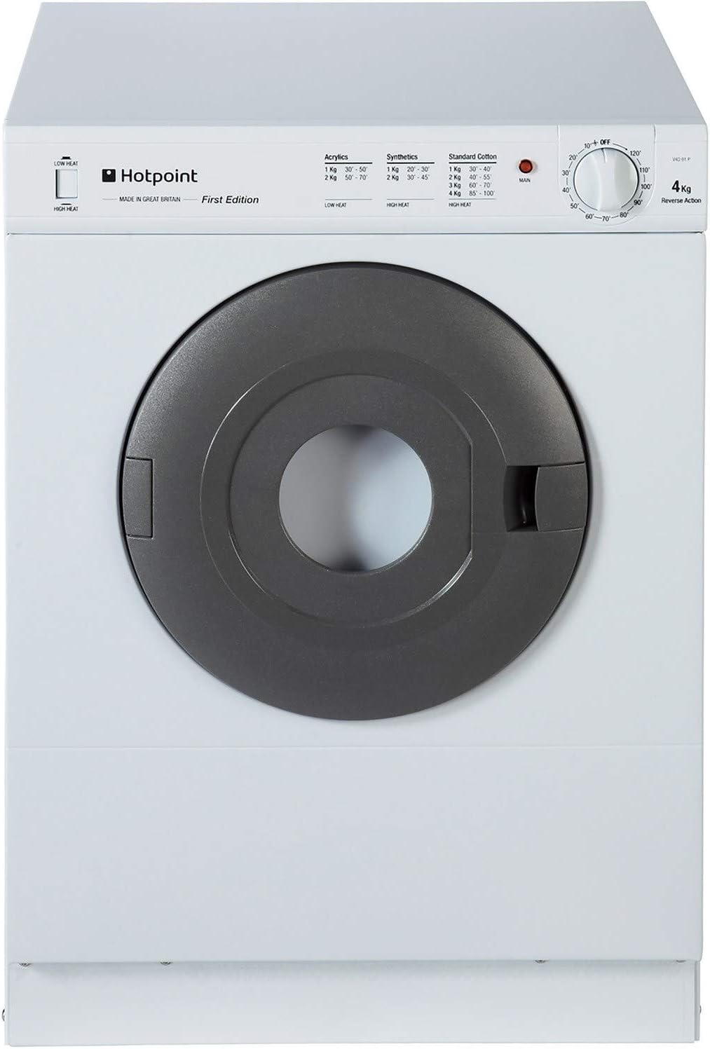 Hotpoint NV4D01P First Edition' 4kg Freestanding Front Vented Tumble ...