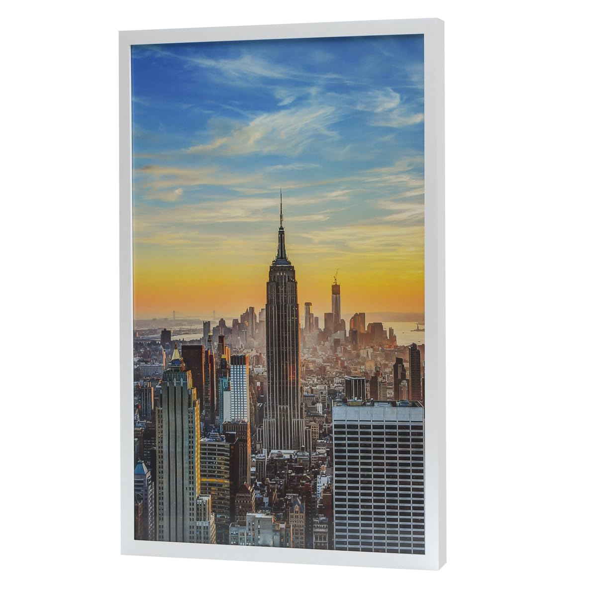 Frame Amo White 23.4x33.1 A1 Picture or Poster Frame, 1 inch Wide ...