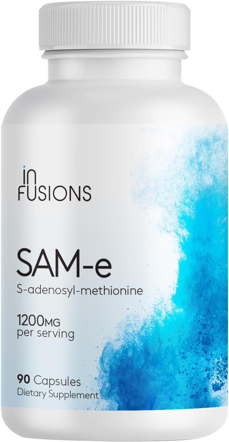 Amazon.com: Infusions Maximum Strength Pure SAM-e 1200mg 90 Vegetable ...