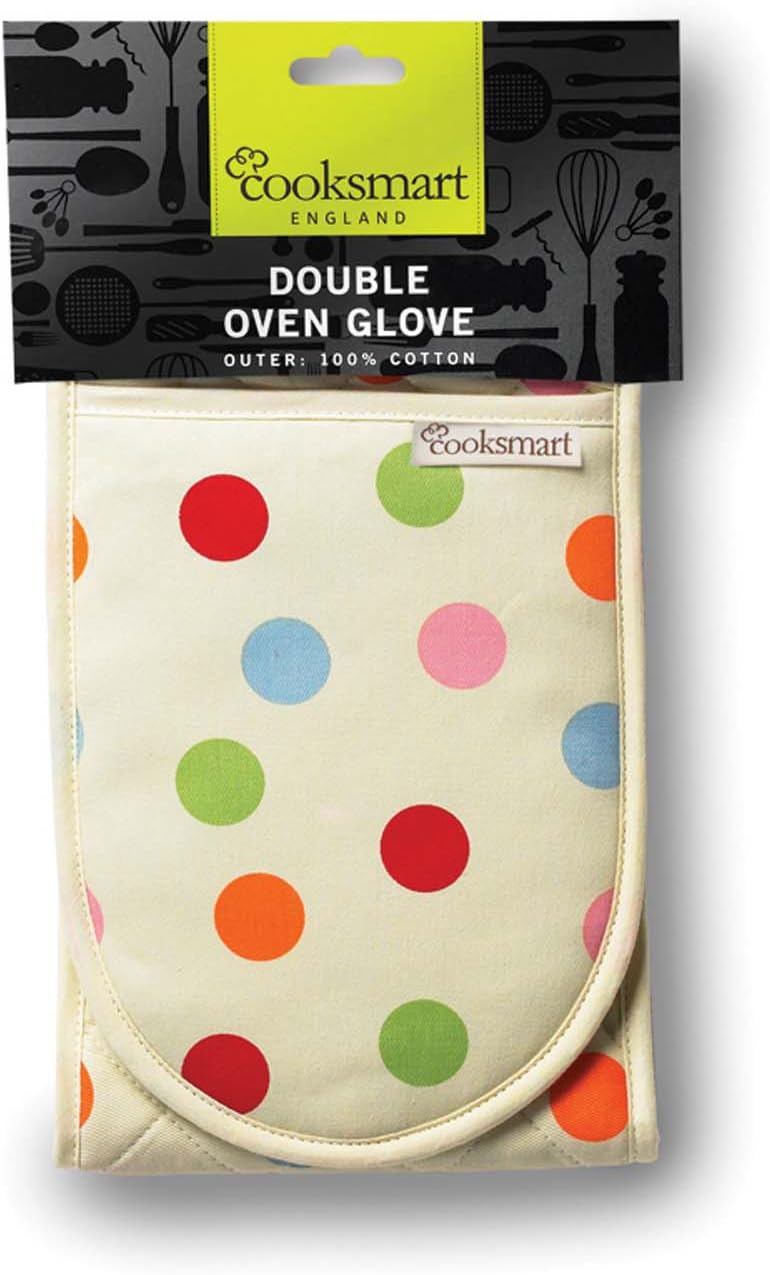 Amazon.com: Cooksmart Cooksmart Spots Design Double Ove Glove : Home ...