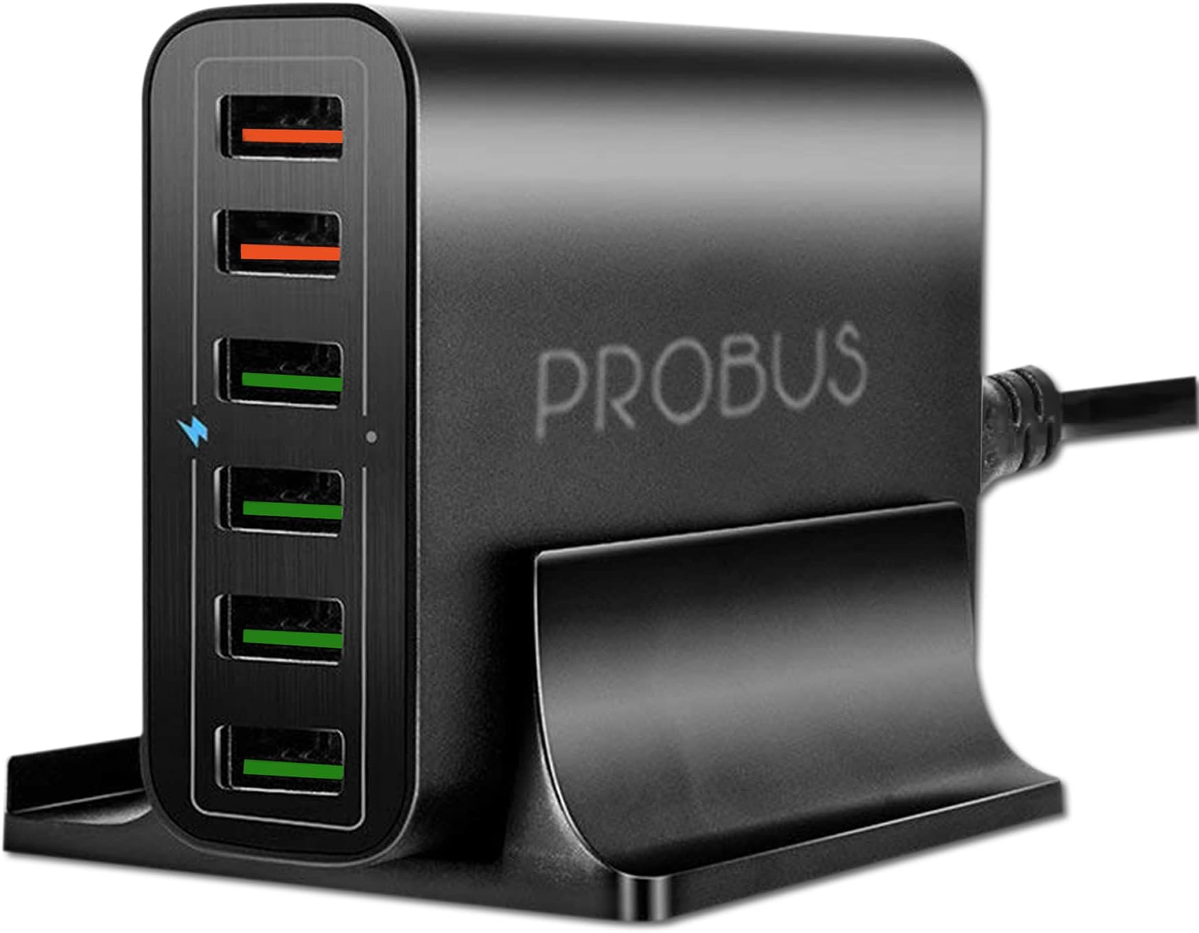 Probus Qualcomm Quick Charge 3.0 Charging Hub with 6 USB Ports 12A/60W ...