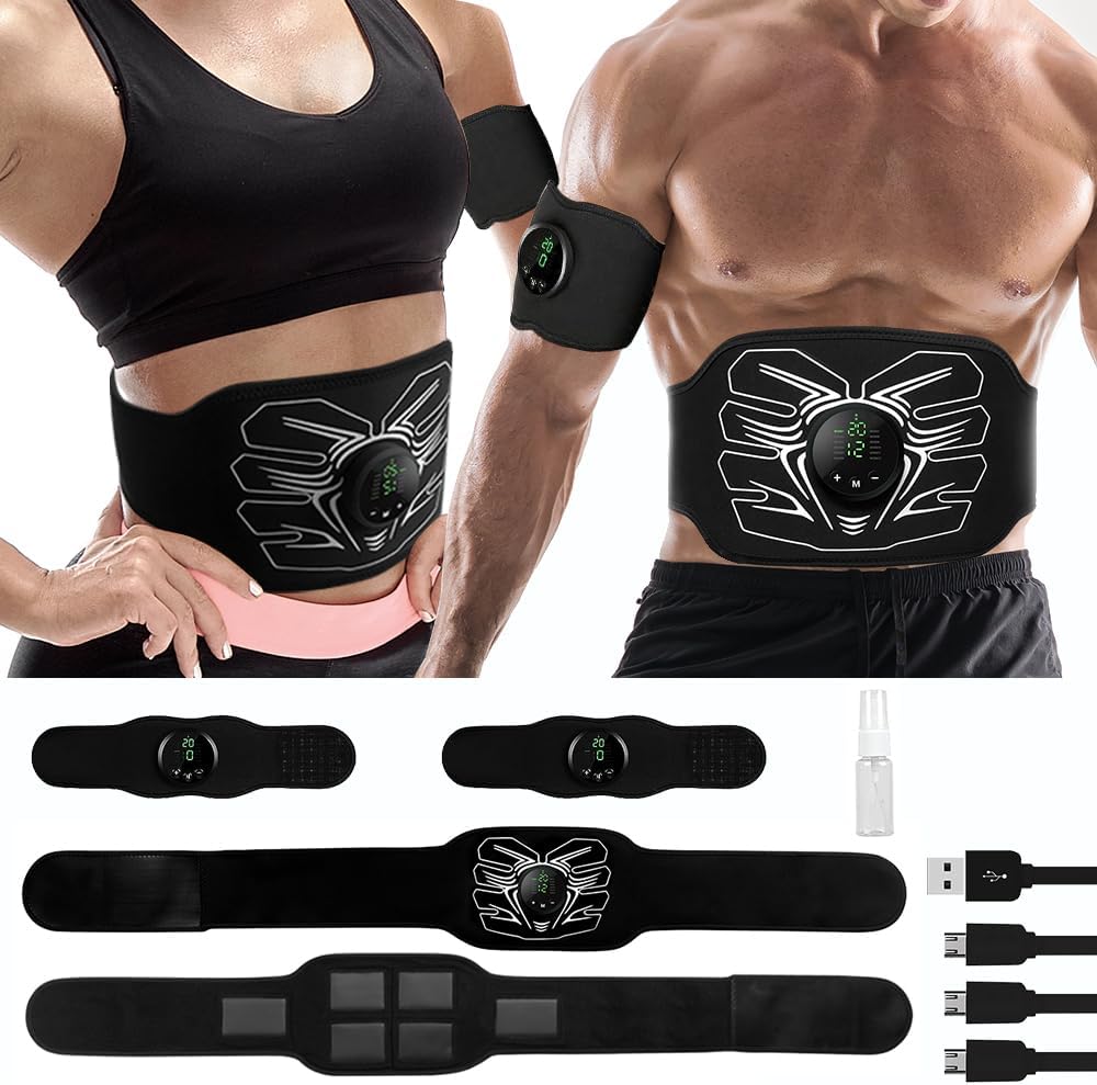 Amazon.com: Zomhaos ABS Stimulator,Ab Machine,Abdominal Toning Belt ...