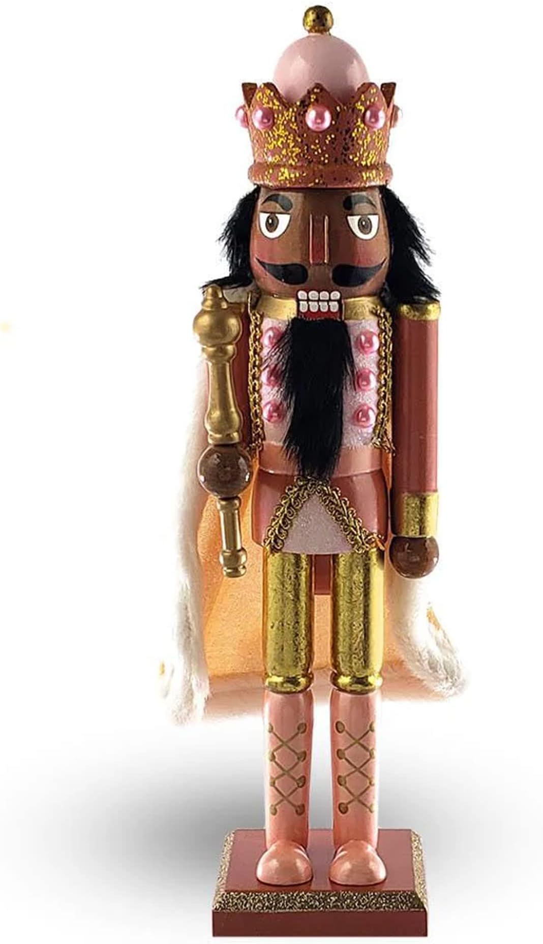 Amazon.com: Kurt S. Adler Regal Black African American King with Crown ...