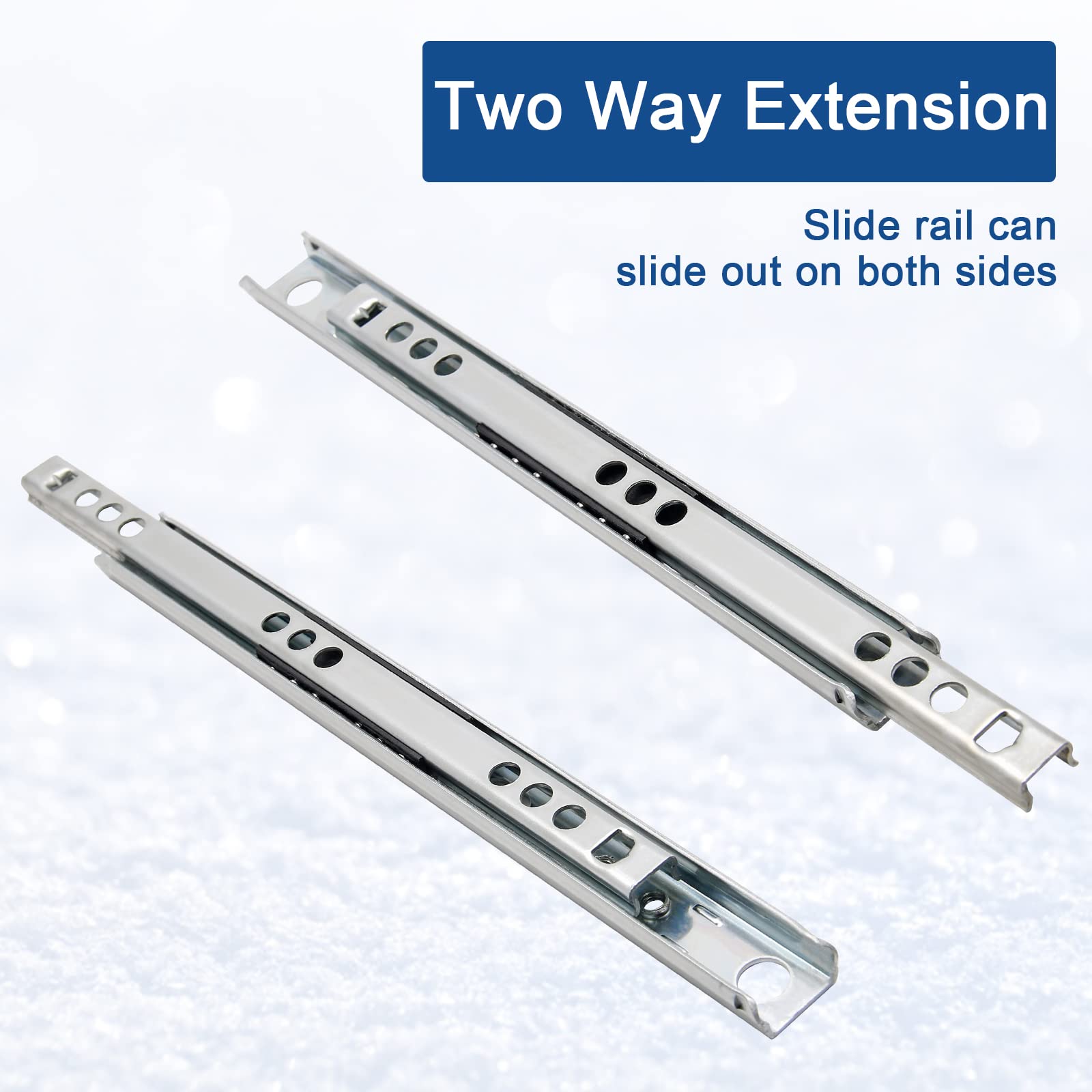 Snapklik.com : Suiwotin 15.7 Inch Drawer Slides, Metal Drawer Slide ...