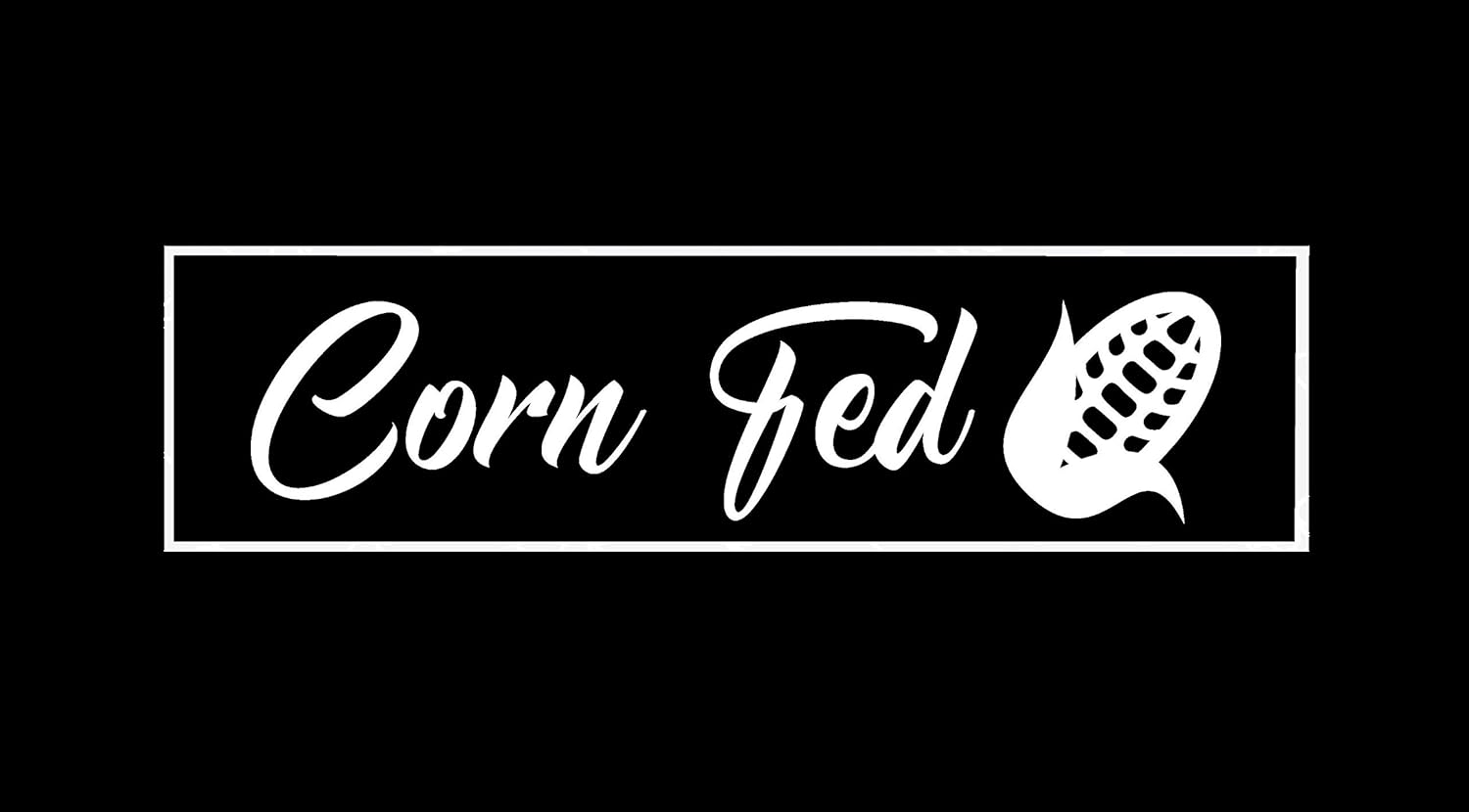 Amazon.com: Corn Fed Corn Cob Decal Vinyl Sticker|Cars Trucks Vans ...