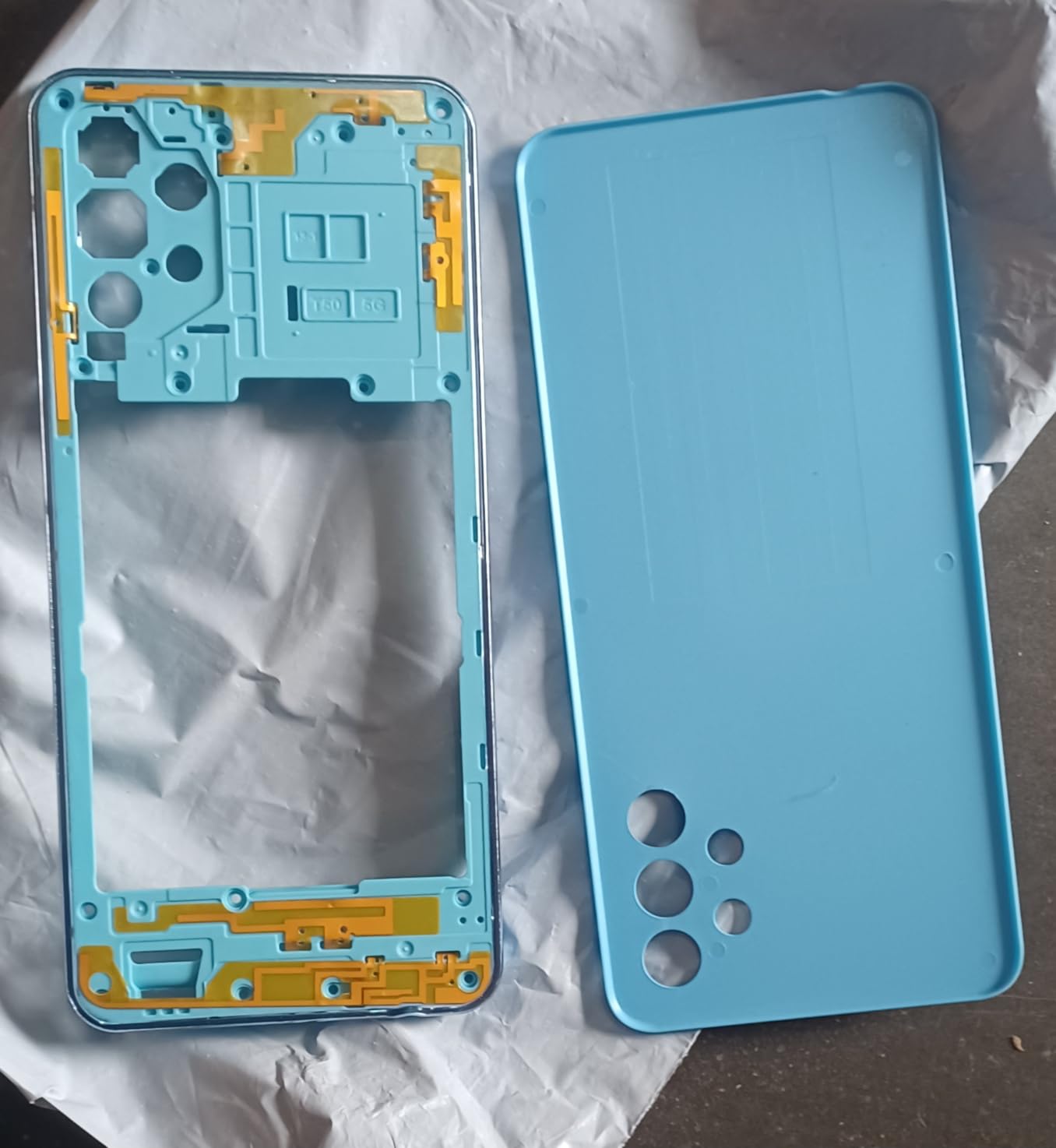 Mozomart Back Panel Housing Body with Middle Frame Ring Side Keys ...