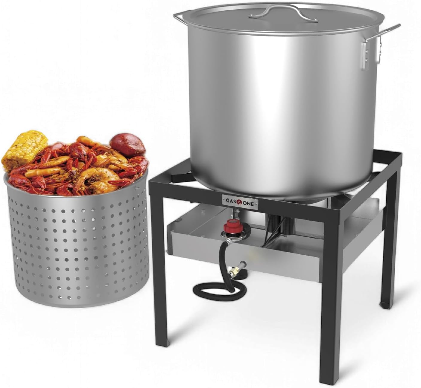 Amazon.com: ARC 100-Quart Stainless Steel Seafood Boil Pot with Basket ...