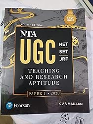 NTA UGC NET/SET/JRF: Teaching & Research Aptitude Paper 1 | By Pearson : KVS Madaan: Amazon.in ...