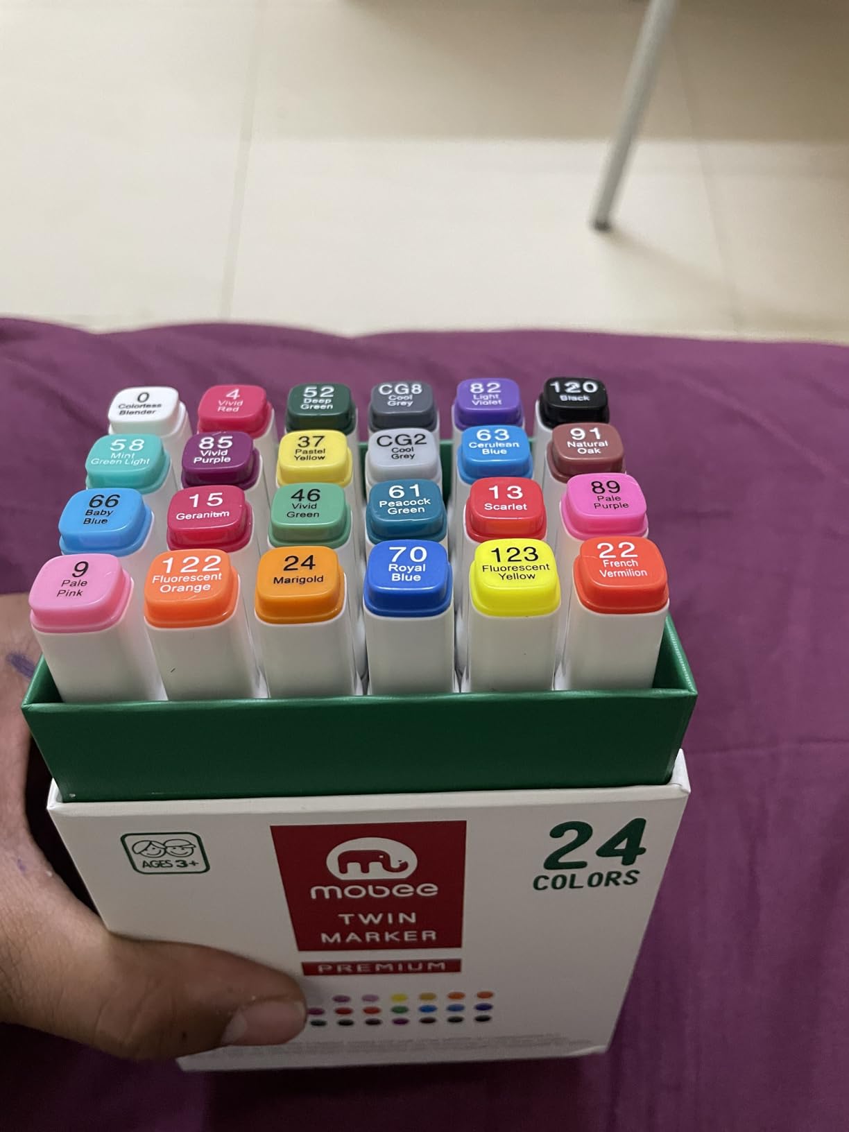 Hedona Alcohol Markers 48 Color with Chisel and Brush Dual Tipped ...