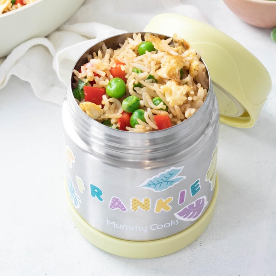 Pink Floral FUNtainer Food Flask 290ml : Amazon.co.uk: Home & Kitchen