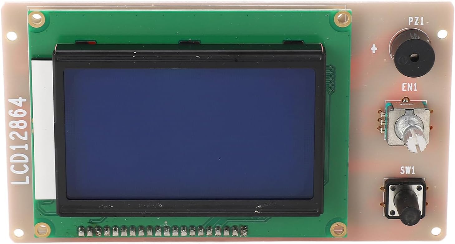 Juroupi 12864 LCD Display Screen 3D Printer Replacement Part LCD Control Module for Anet A6 A8 ...