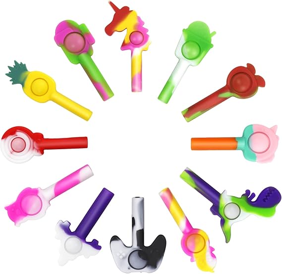 Amazon.com: 12 PCS Fidget Pencil Toppers for Kids, Stress Relief ...