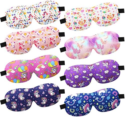 Amazon.com: Kids Sleep Mask, Cute Sleeping Eye Mask, 3 Pieces Cartoon ...