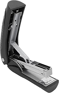 Handheld Stapler, Soft Grip Heavy Duty Stapler Office Desktop Ergonomic ...