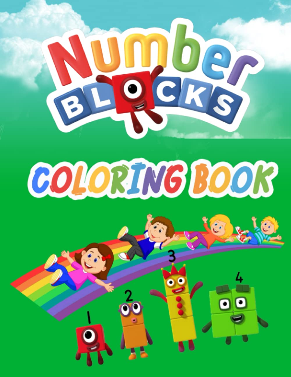Buy Numberblocks coloring book: A Numberblocks book with random and ...