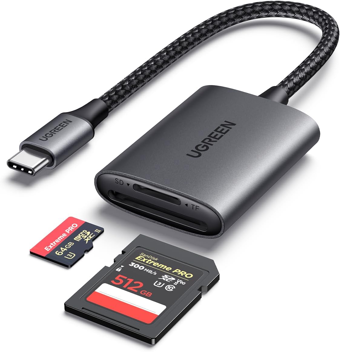 Amazon.com: UGREEN USB C SD 4.0 Card Reader, UHS-II Micro SD Card ...