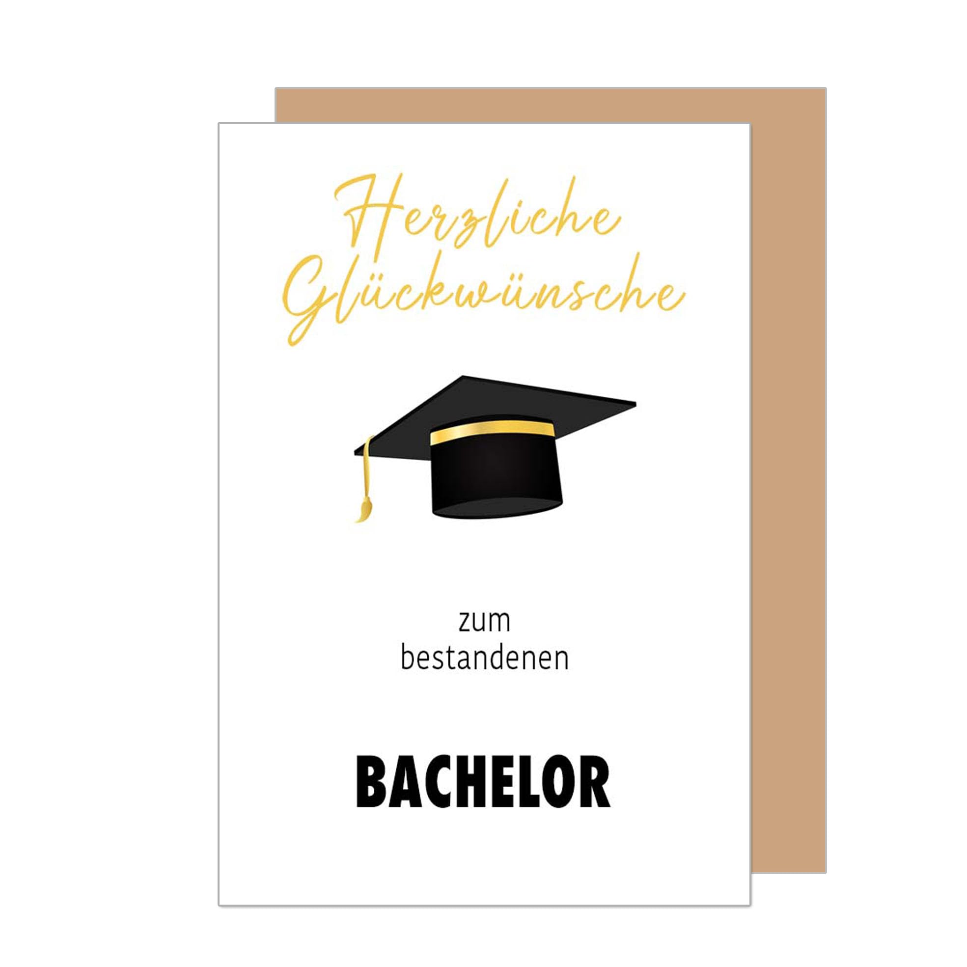 Edition Seidel Premium Glückwunschkarte zum Bachelor mit Umschlag ...