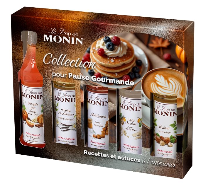 MONIN – Coffret pour Café & Desserts - Citrouille Epicée, Vanille ...